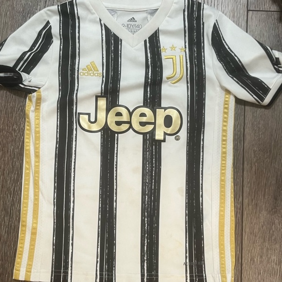 adidas | Shirts & Tops | Adidas Soccer Juventus Jeep 22 Home Jersey ...